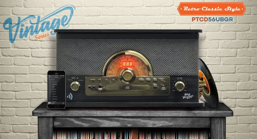 Pyle PTCD56UBGR Record Player Stereo System - Review!